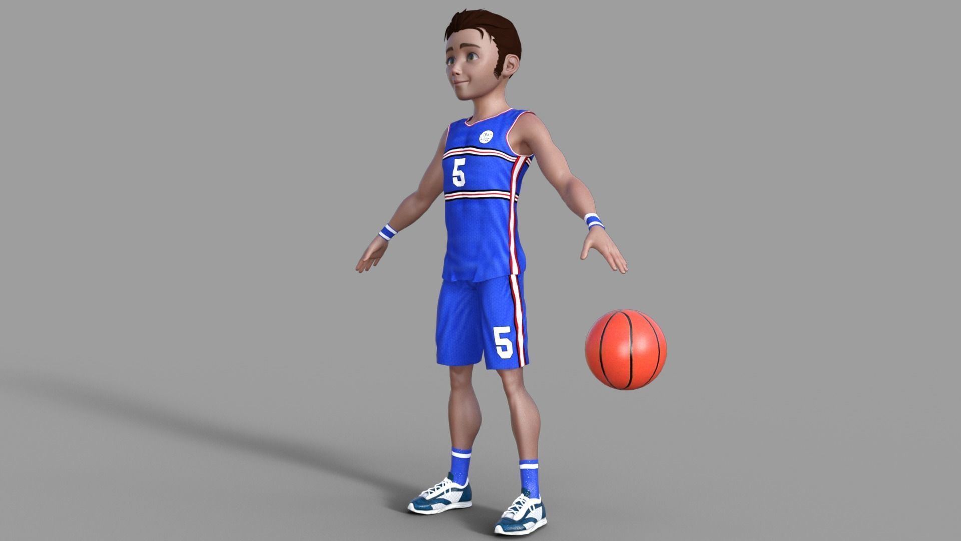 3D Basketball Player 3D model rigged | CGTrader