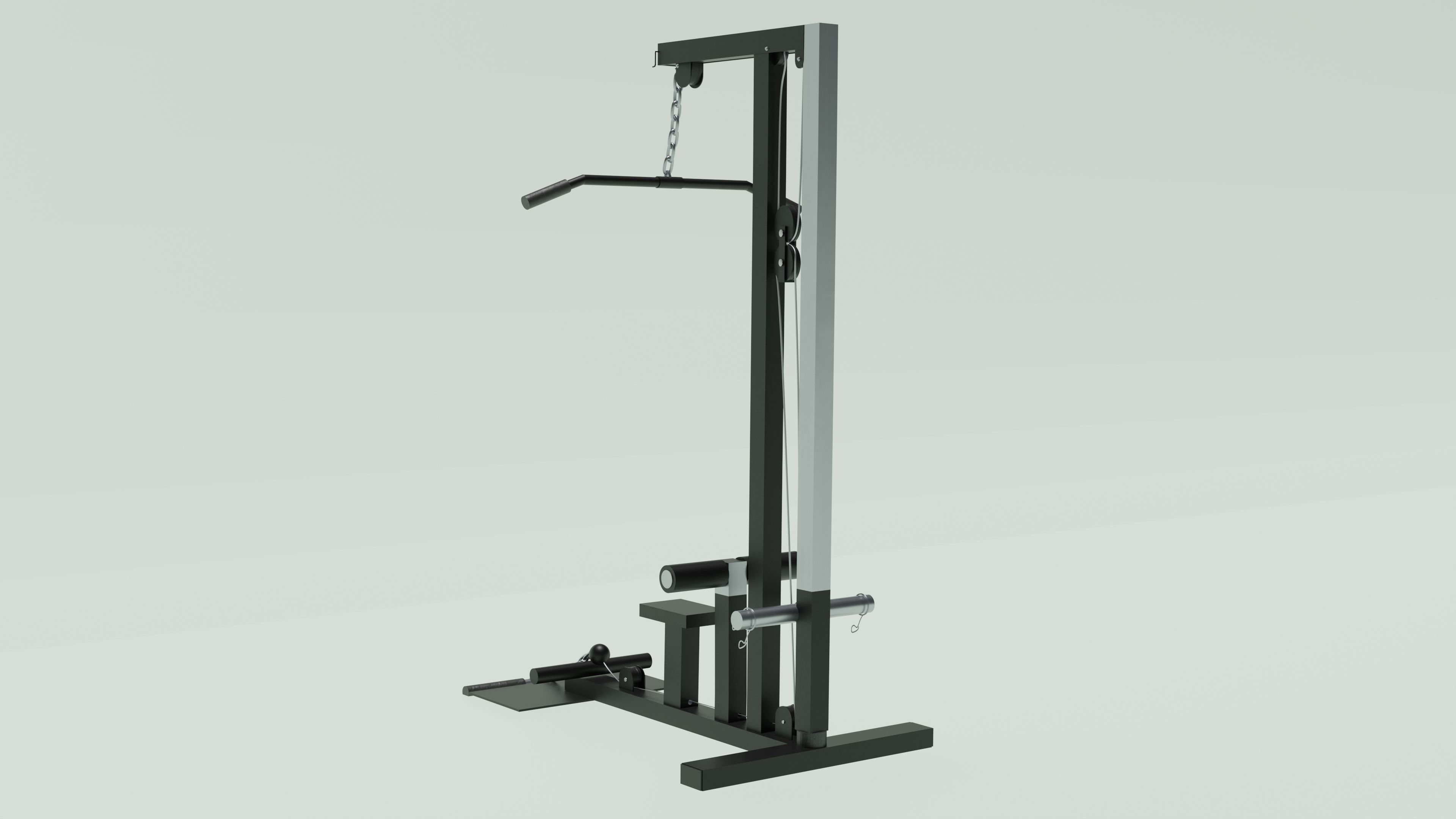3D model Lat pull down machine for gym VR / AR / low-poly | CGTrader