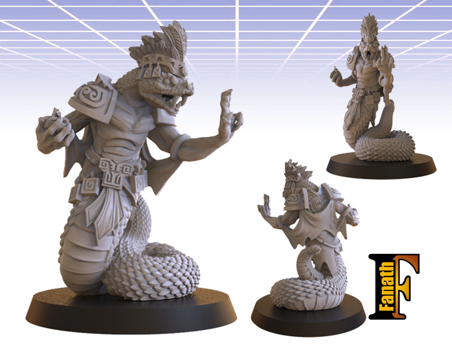 Shaman Snake 3D model | CGTrader