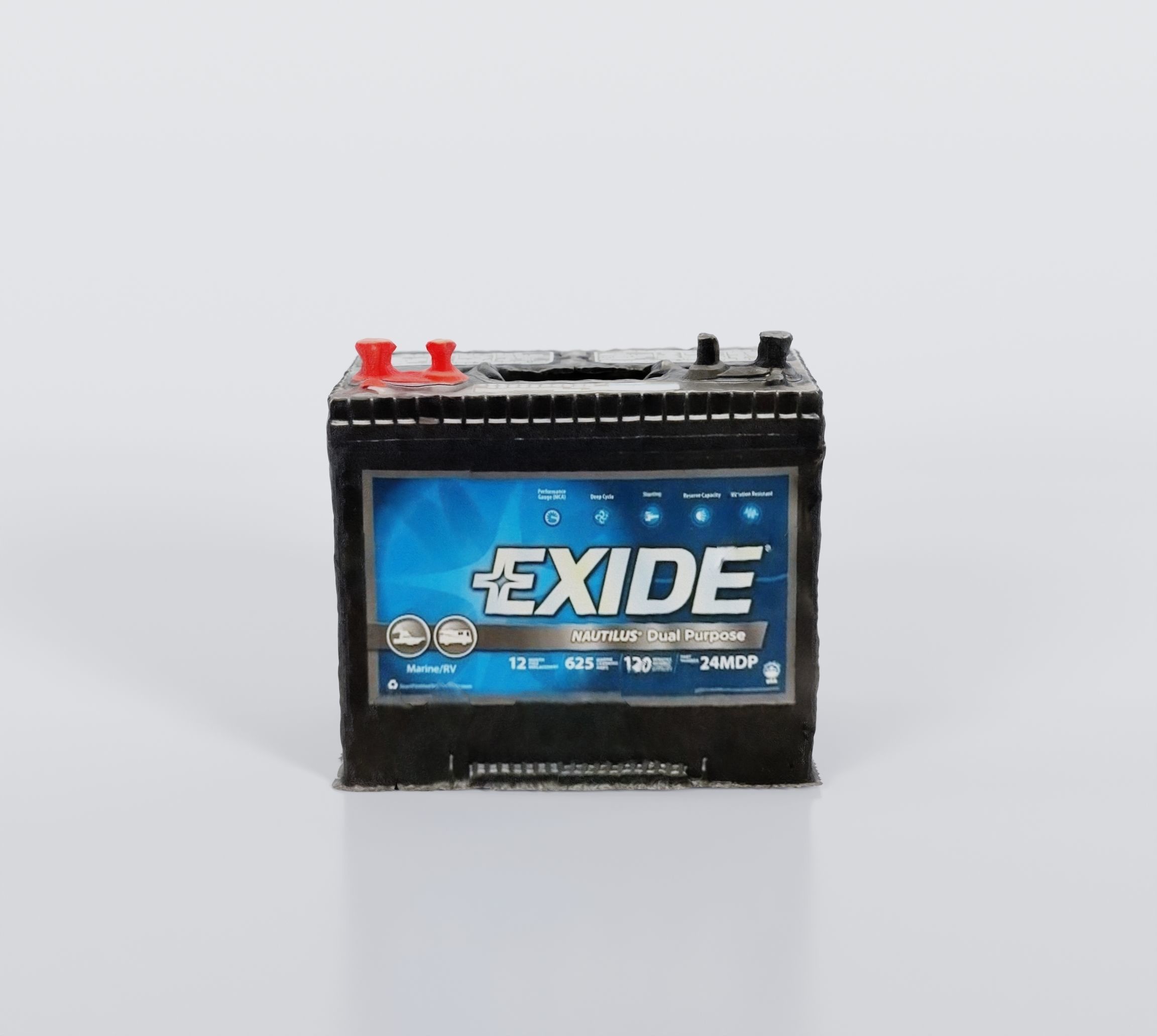 3D model Low-Poly Scanned Battery 01 VR / AR / low-poly | CGTrader