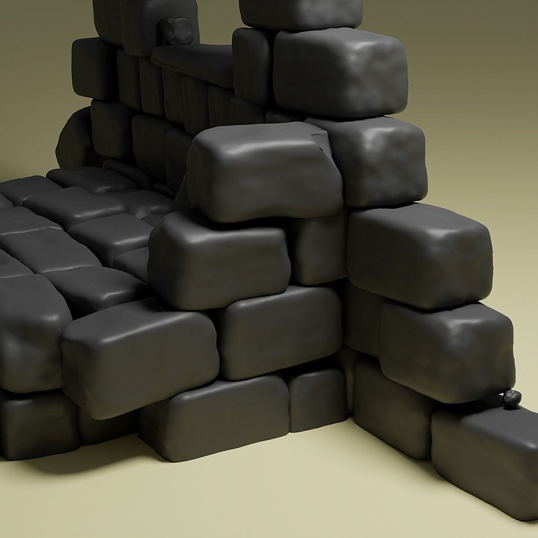 warhammer 40k ruin wall terrain free 3D model 3D printable | CGTrader