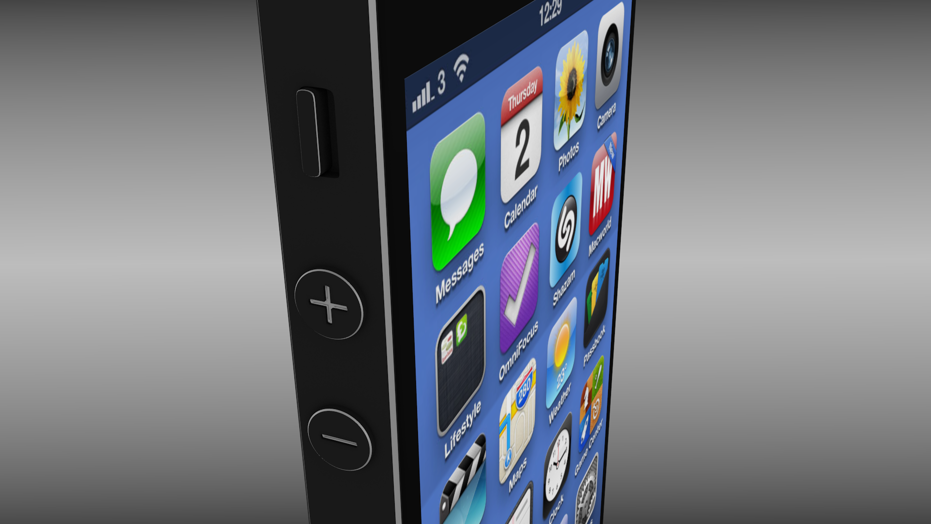 Iphone 5 collection different colored iphones 3D model | CGTrader