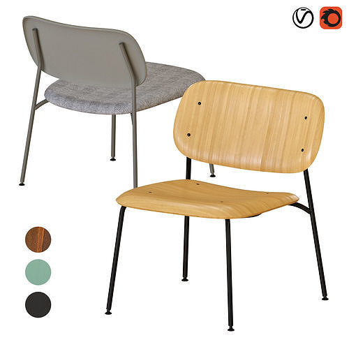 Hay Soft Edge Lounge Chair 3D model | CGTrader