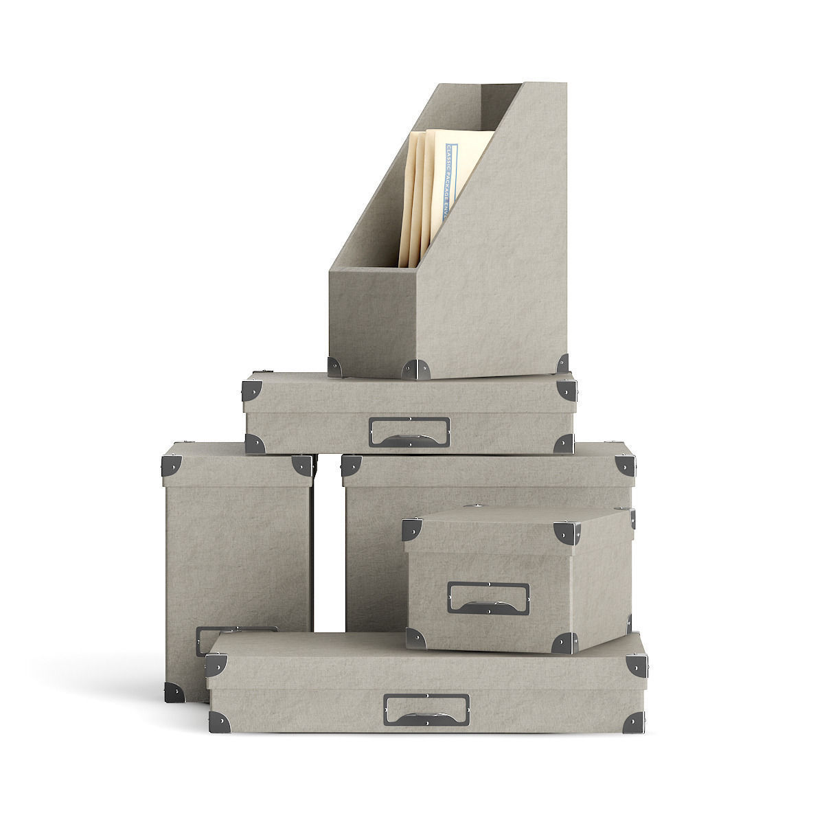 Grey Boxes 3D model | CGTrader