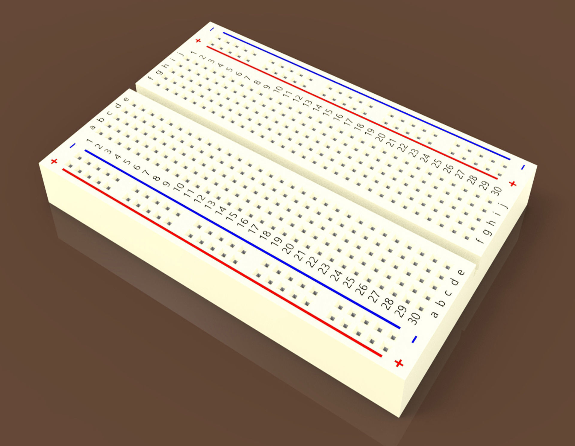 Breadboard 3D model | CGTrader