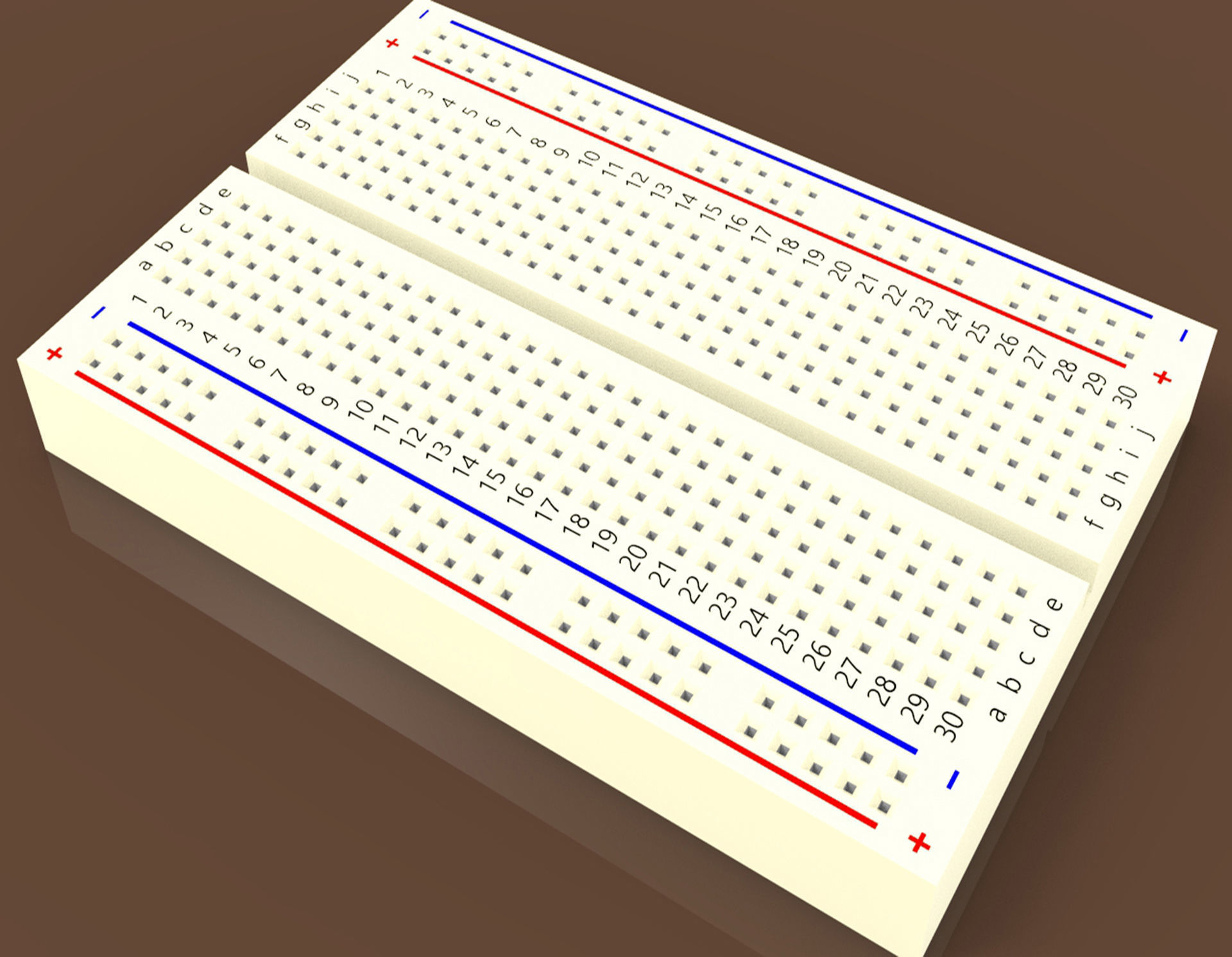 Breadboard 3D model | CGTrader