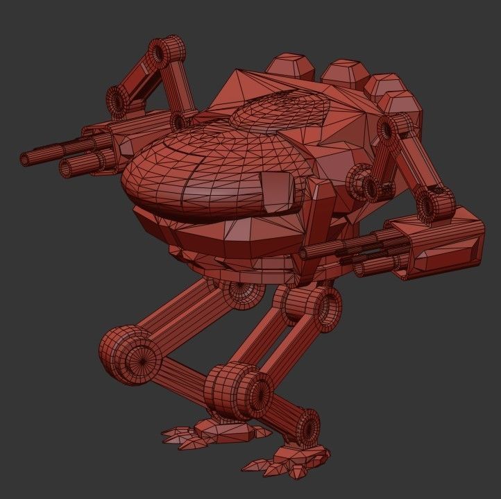 3D model graphity mech VR / AR / low-poly | CGTrader