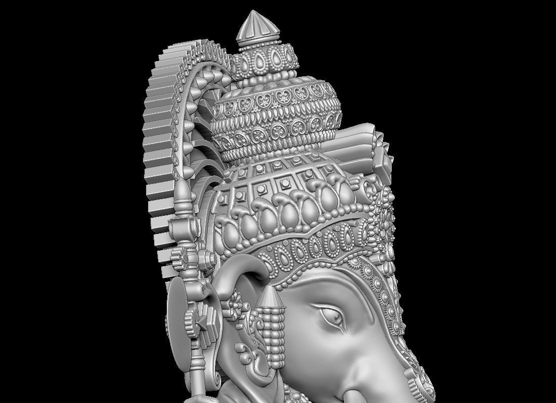 Ganesha statue of 3D model 3D printable | CGTrader