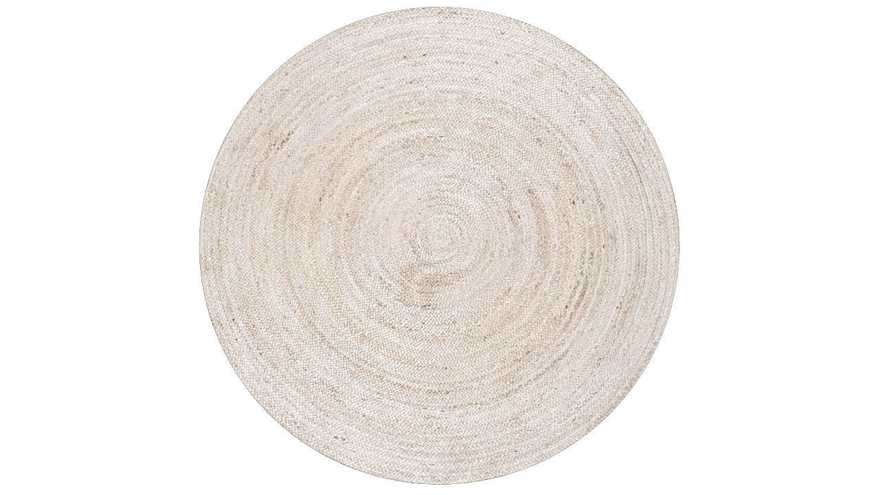 Round raffia carpet 3D model | CGTrader