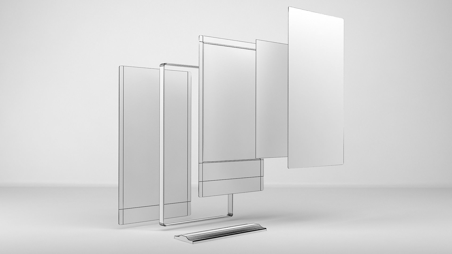 Digital Signages 3D model | CGTrader