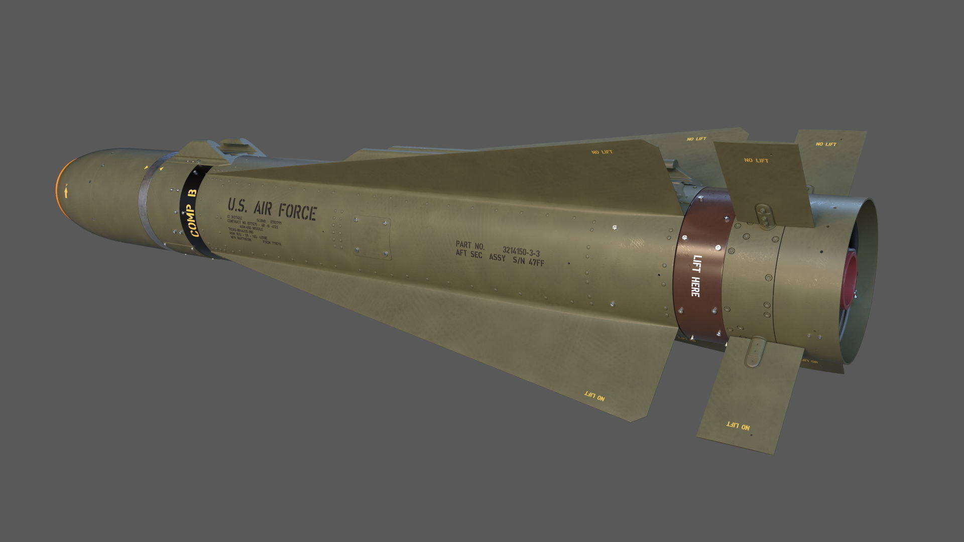The AGM-65D Maverick 3D model | CGTrader