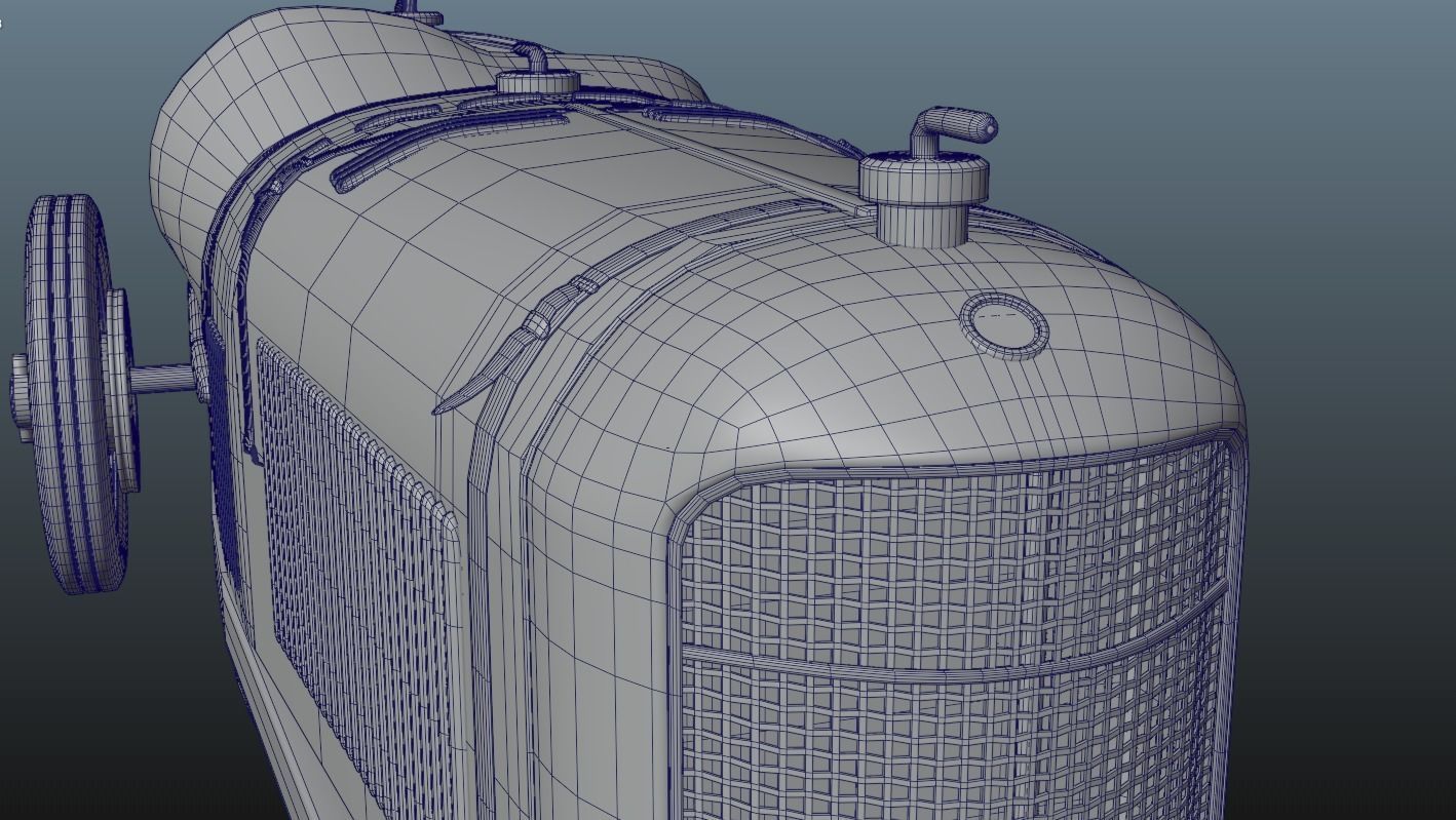 1924 Grand Prix - race car 3D model | CGTrader