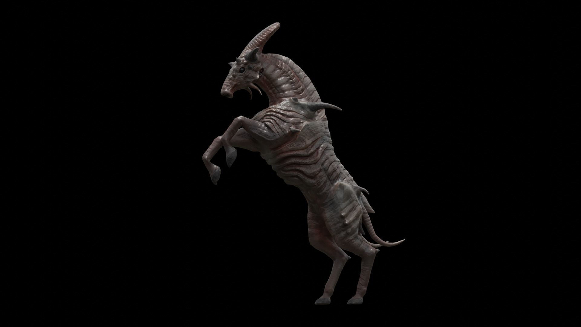 3D model Alien horse creature VR / AR / low-poly | CGTrader