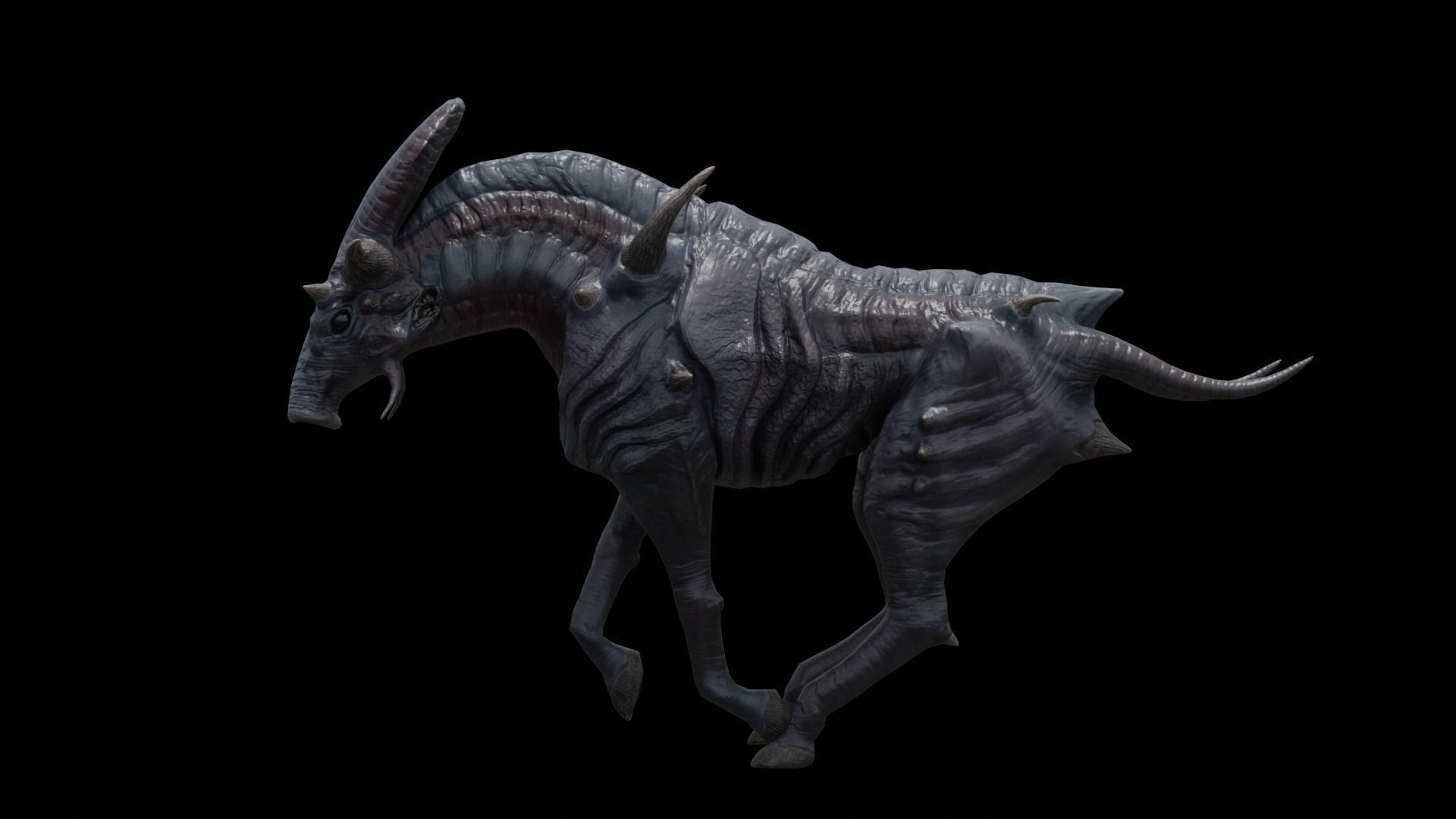 3D model Alien horse creature VR / AR / low-poly | CGTrader