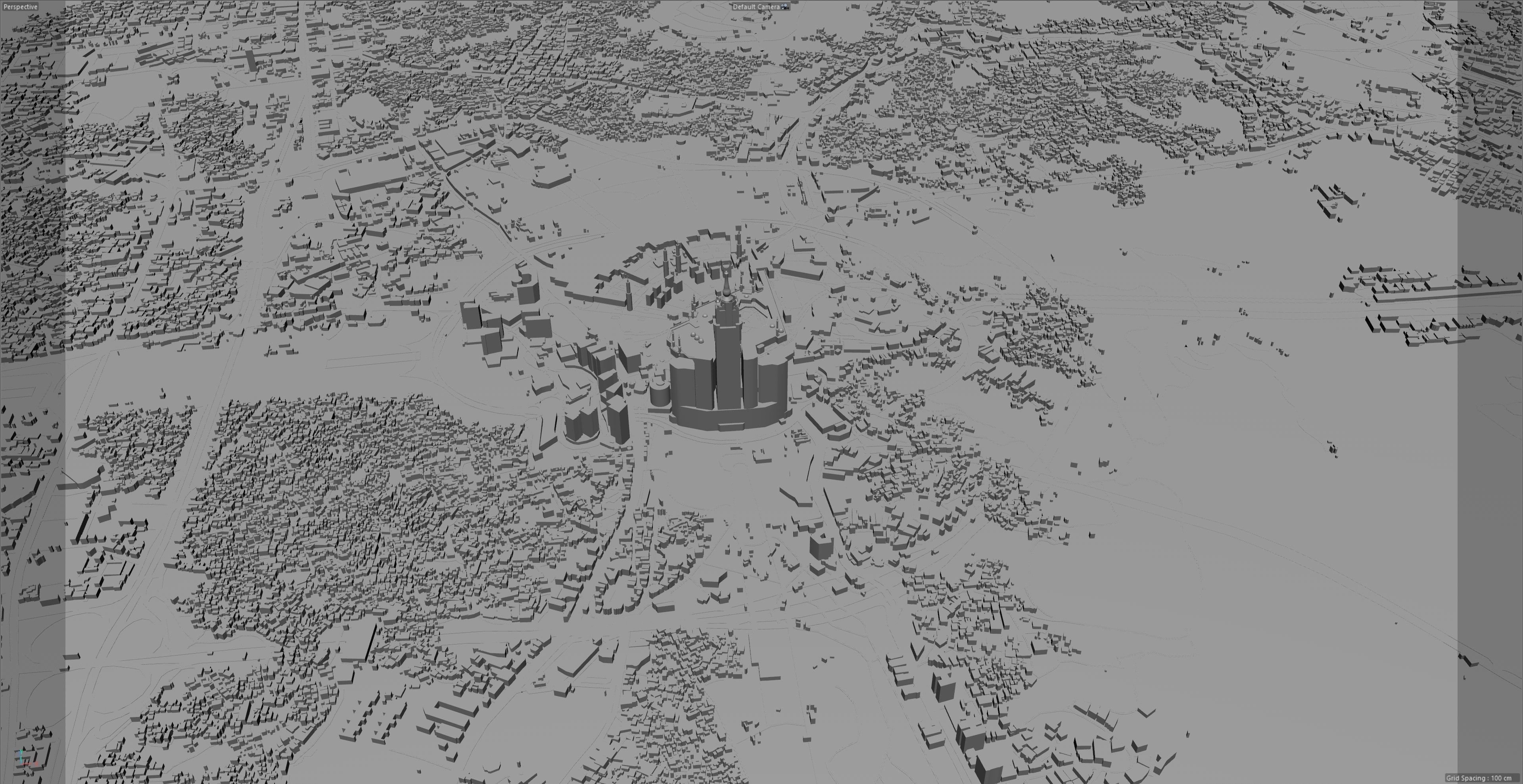 3D model Mecca Downtown Saudi Arabia VR / AR / low-poly | CGTrader