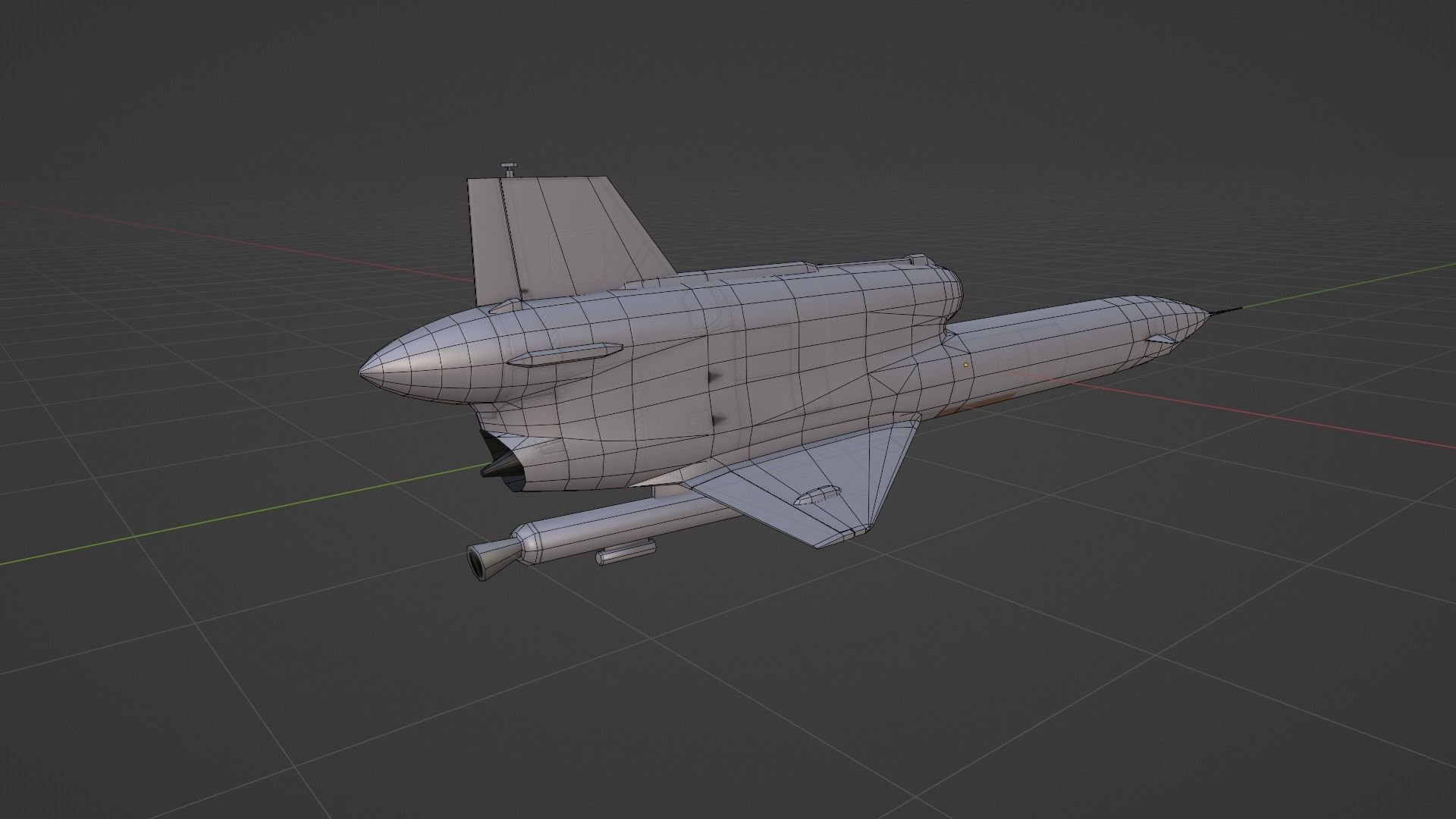 3D model Tu-243 Reys-D VR / AR / low-poly | CGTrader