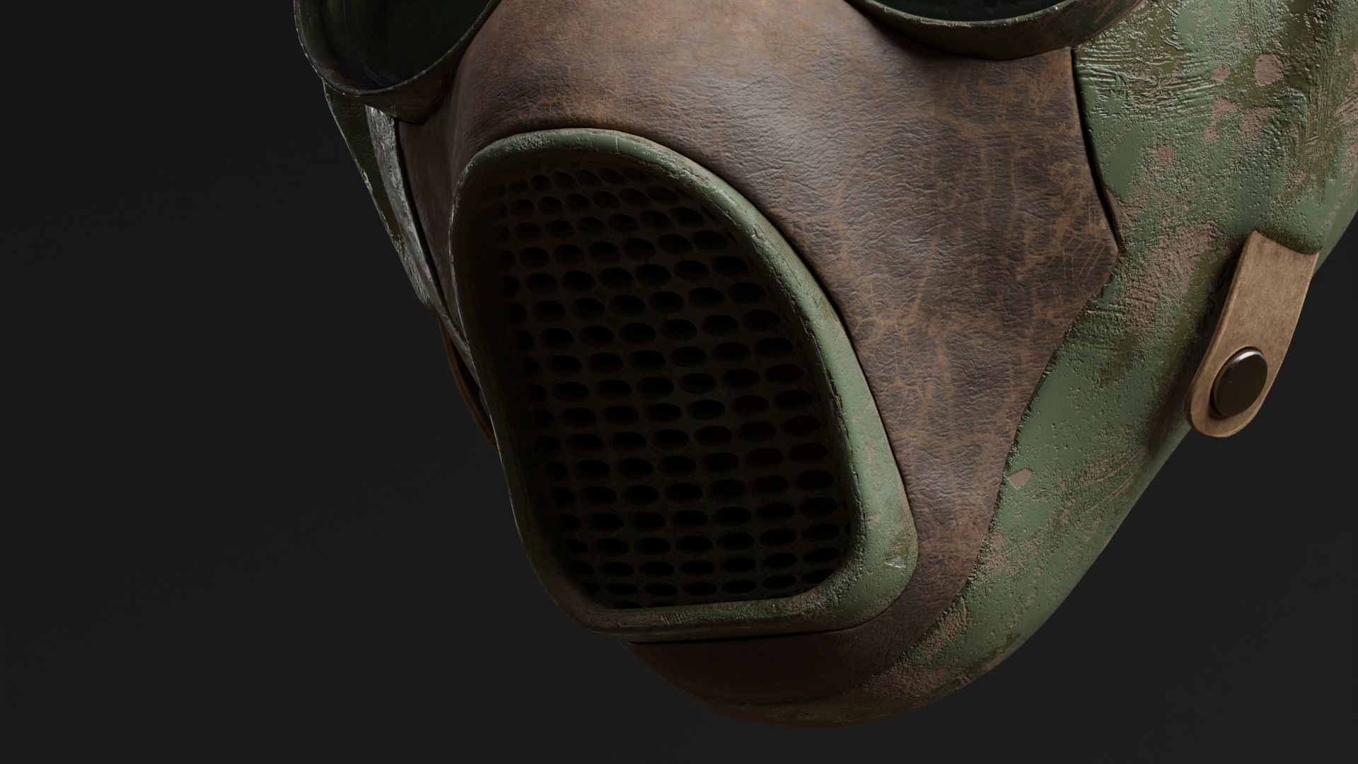 Helmet Sci-fi Gas Mask Visor free 3D model | CGTrader