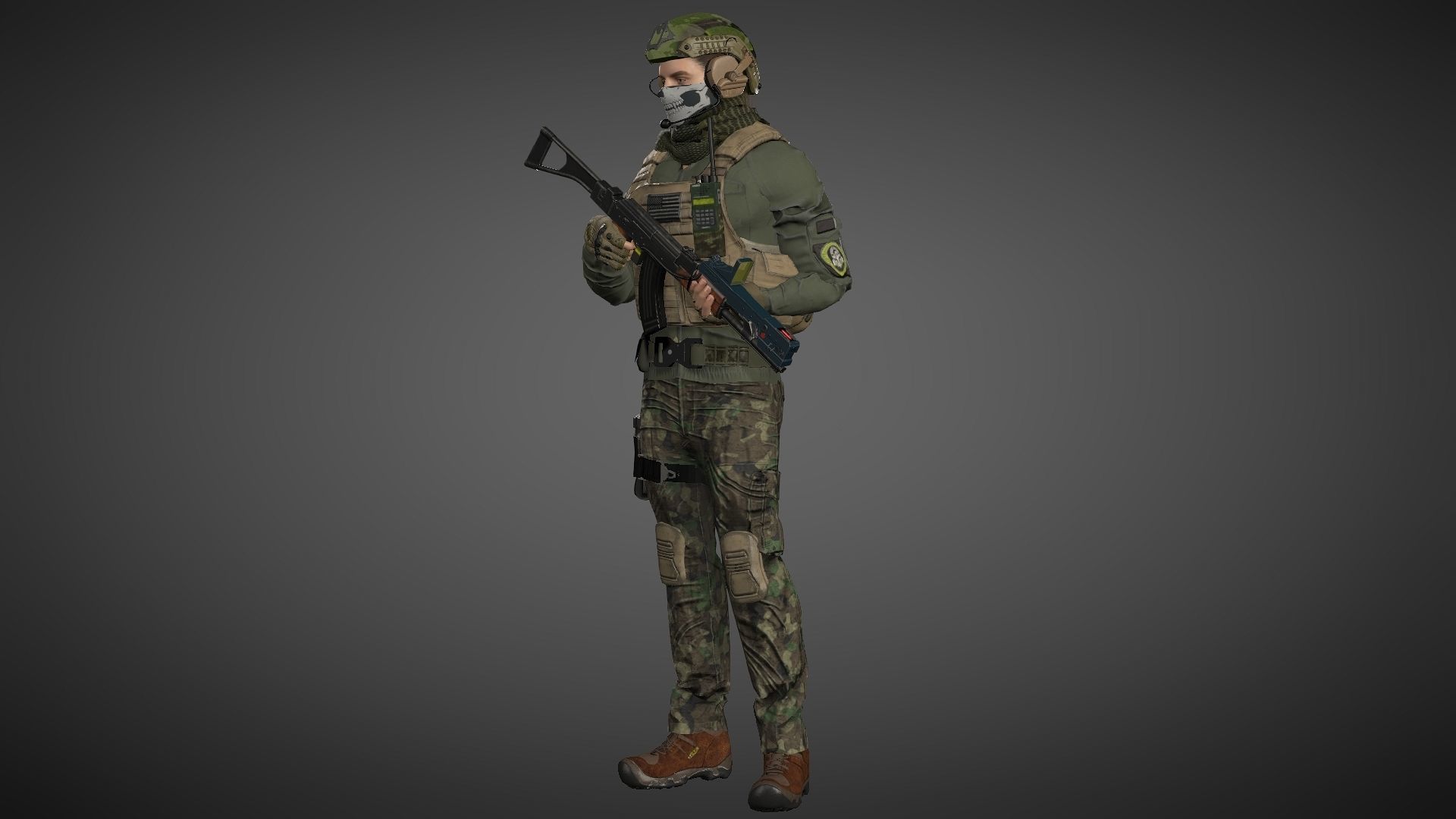 3D model Military lowpoly 3D model VR / AR / low-poly | CGTrader