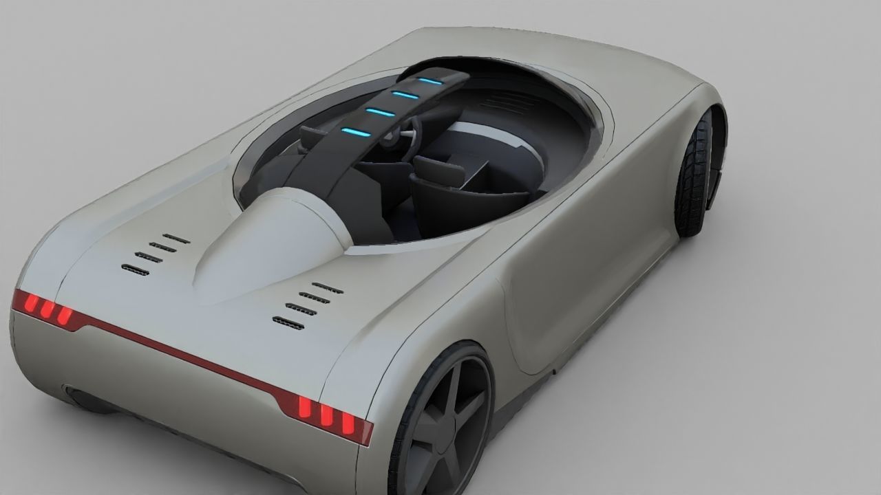 APPLE CONCEPT CAR rigged 3D model rigged | CGTrader