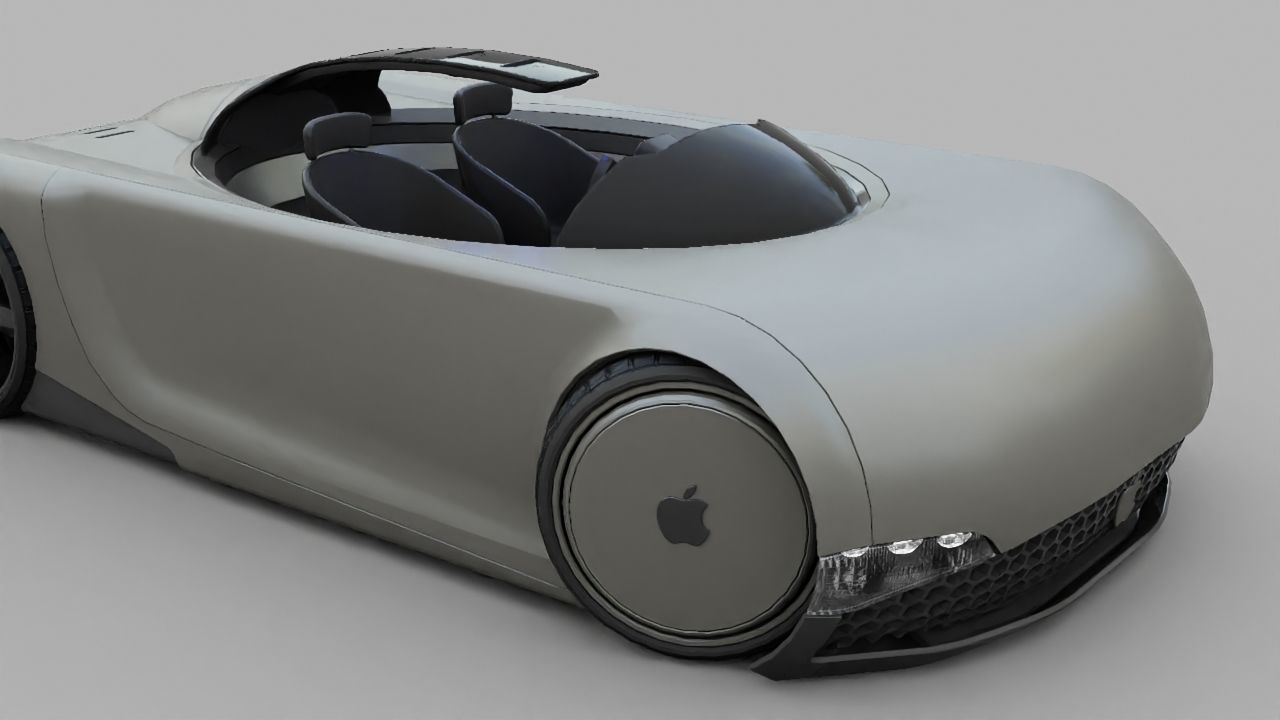 APPLE CONCEPT CAR rigged 3D model rigged | CGTrader
