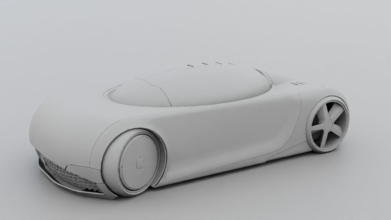 APPLE CONCEPT CAR rigged 3D model rigged | CGTrader