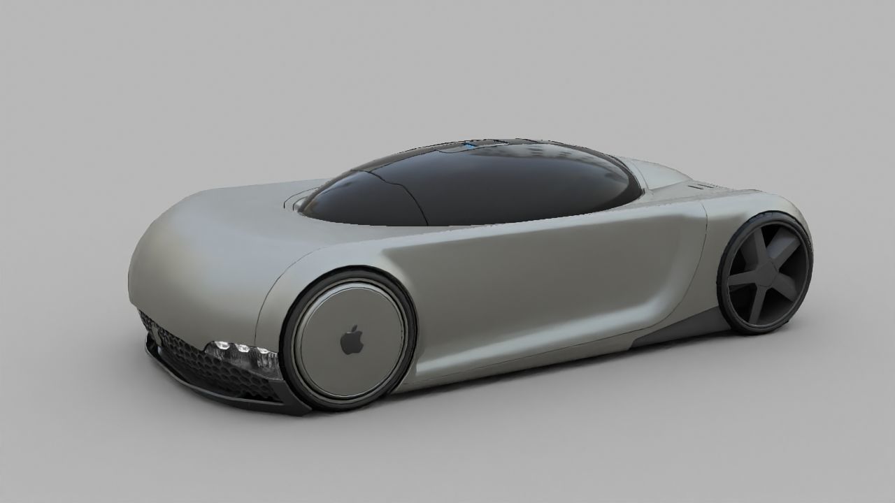 APPLE CONCEPT CAR rigged 3D model rigged | CGTrader