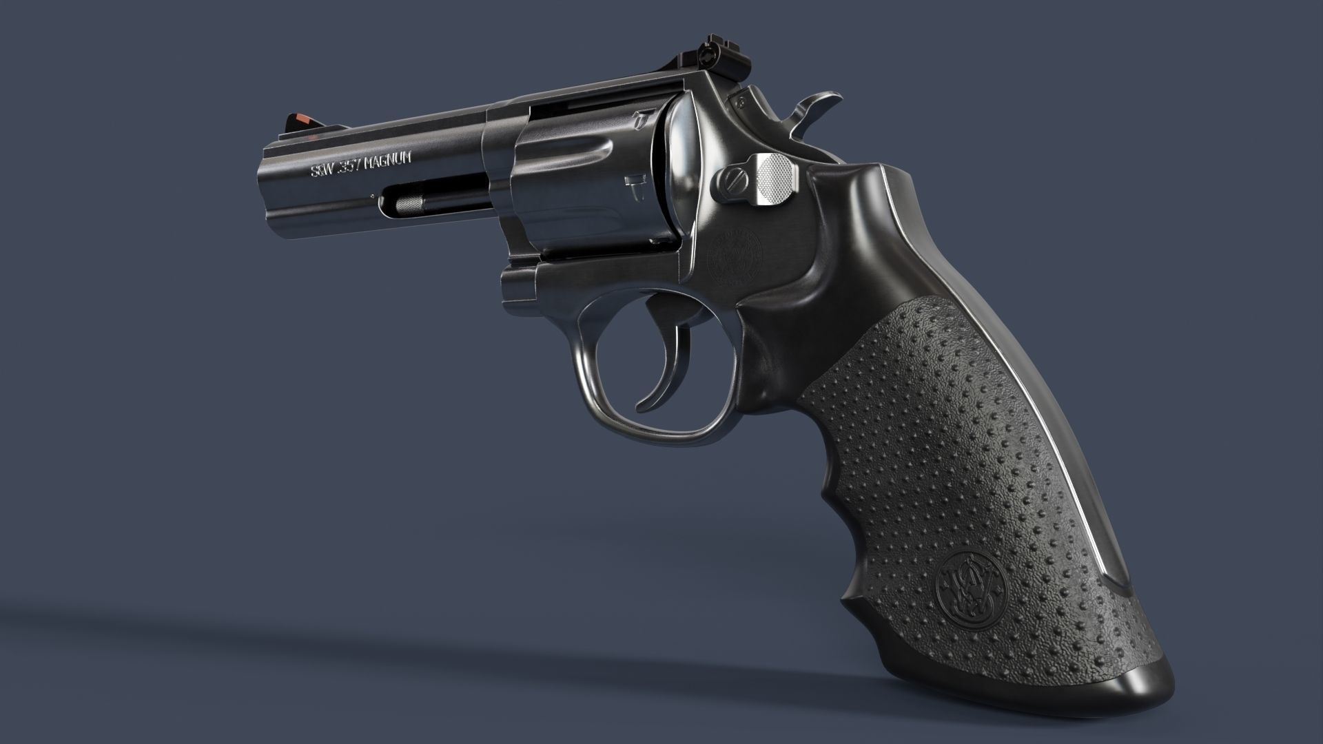 Detective Props Kit - Magnum Gun-Bullet-Police Badge-Handcuffs 3D model ...