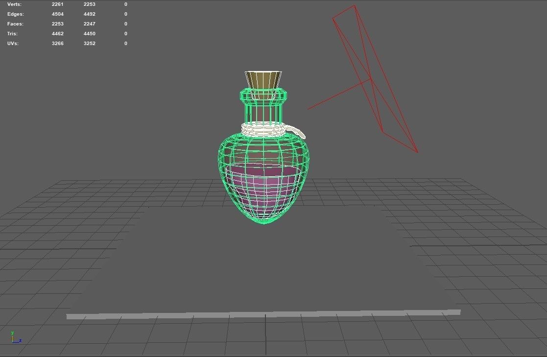 Potion Bottle 01 free VR / AR / low-poly 3D model | CGTrader