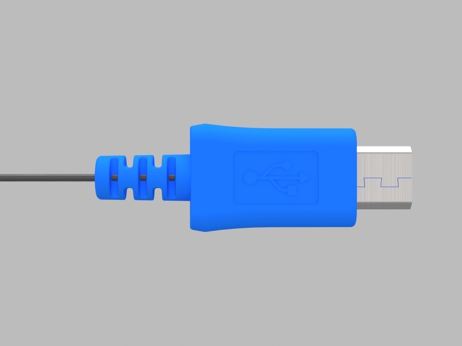 Micro USB Plug 3D model | CGTrader