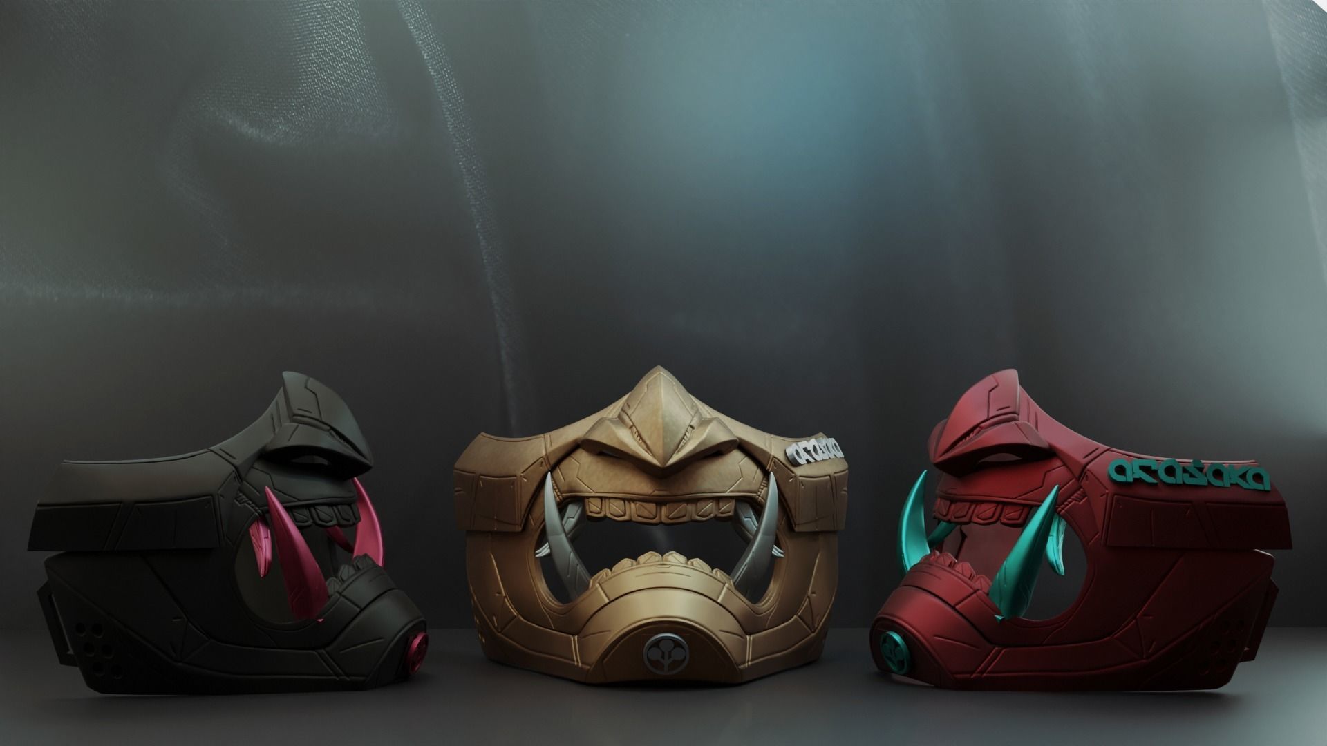 Cyberpunk Arasaka Mask 3D model 3D printable | CGTrader