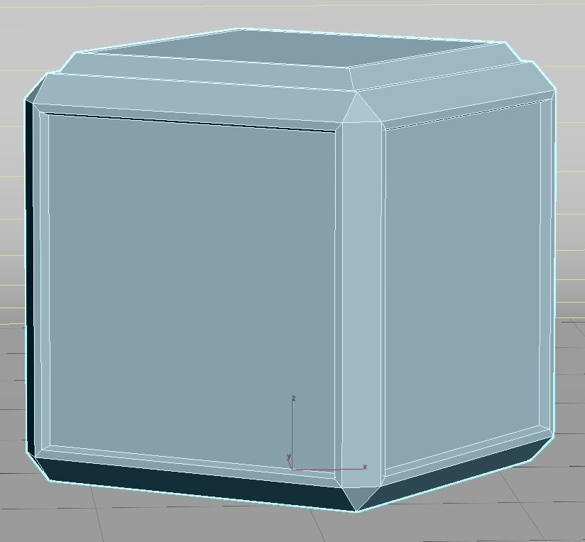 3D model Army Crate PBR low-poly Game Prop Low-poly 3D model VR / AR ...