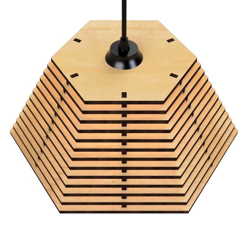 CEILING LIGHT LAMP 3D PRINT AND LASER CUT FILES MODEL 18 3D model 3D ...