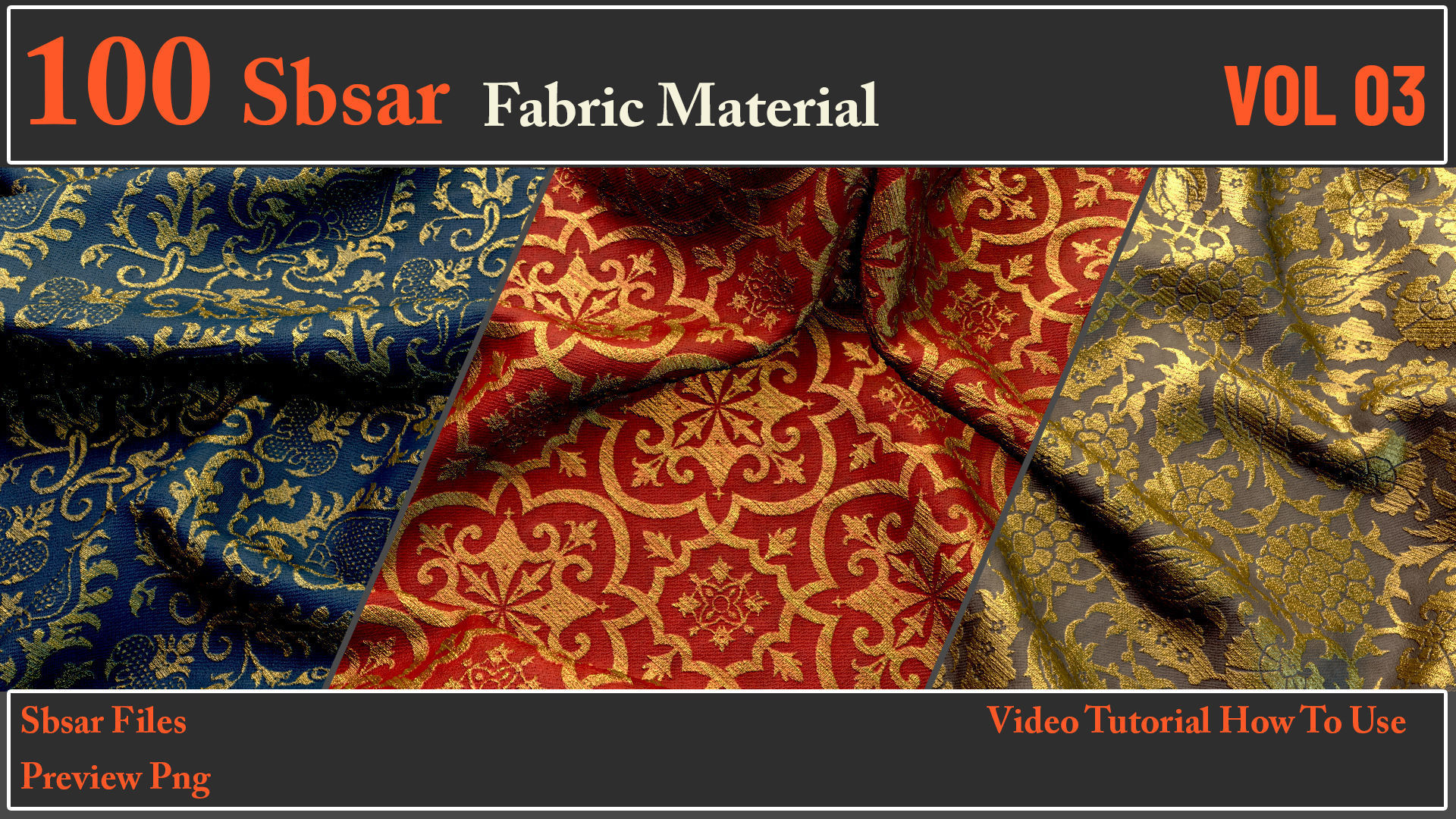 100 SBSAR Files Fabric Materials VOL 03 Texture | CGTrader