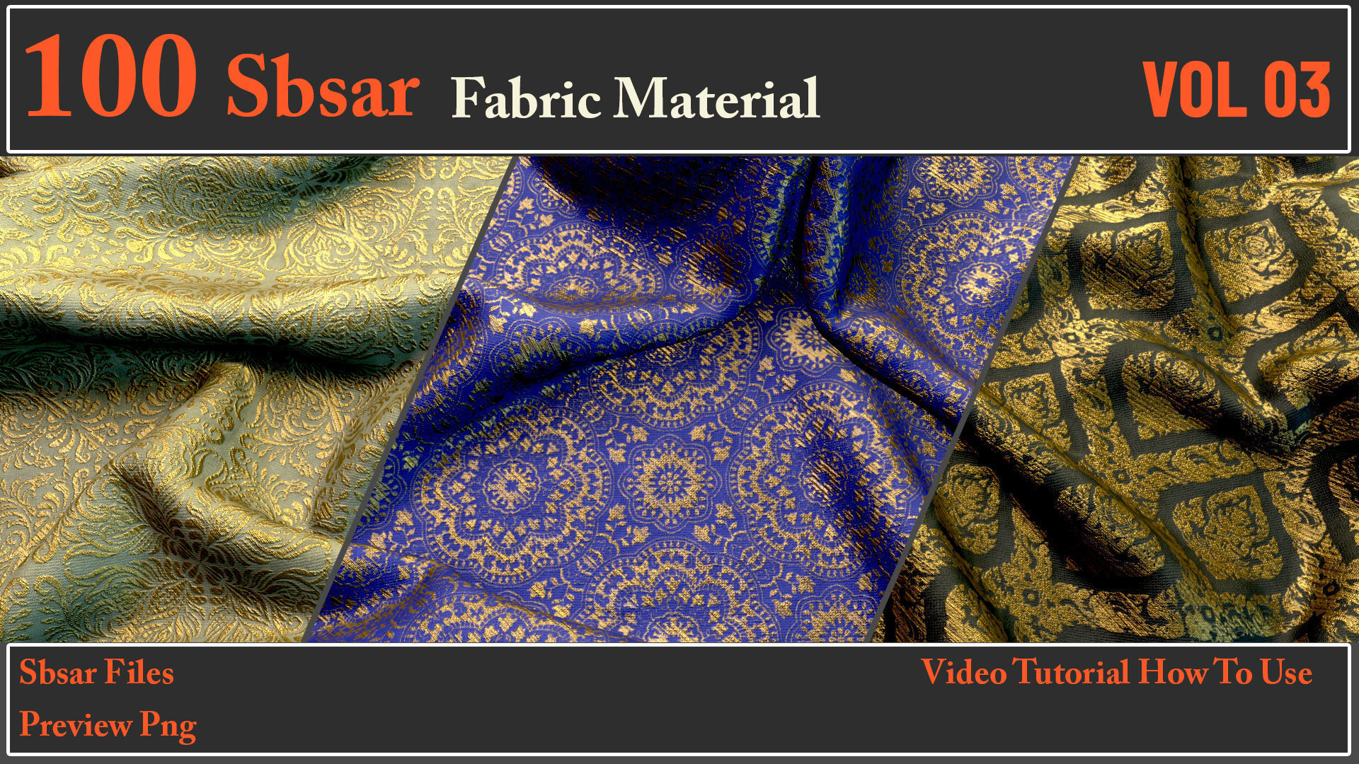 100 SBSAR Files Fabric Materials VOL 03 Texture | CGTrader