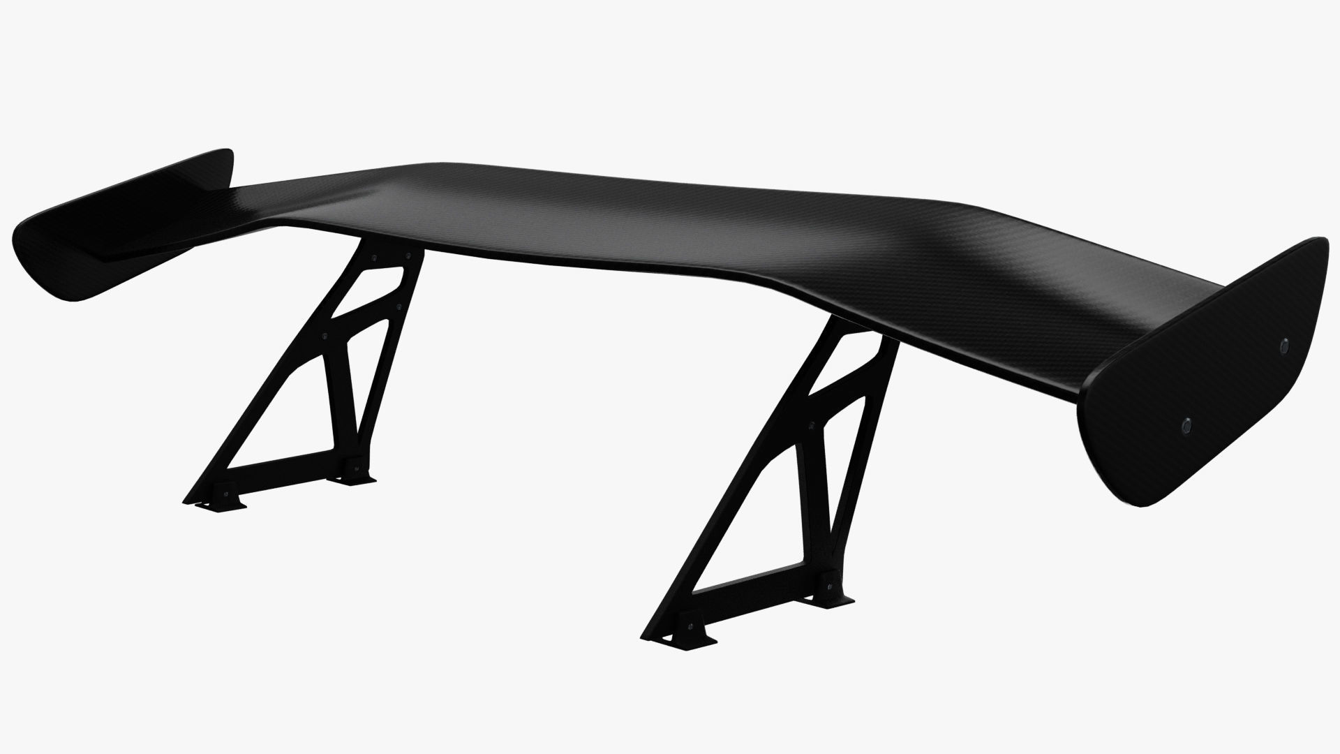 3D model Carbon fiber Car Spoiler VR / AR / low-poly | CGTrader