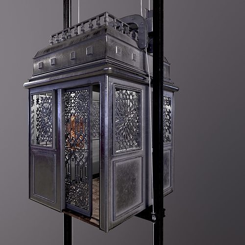 Elevator Vol 02 Old 3D model 3D model | CGTrader
