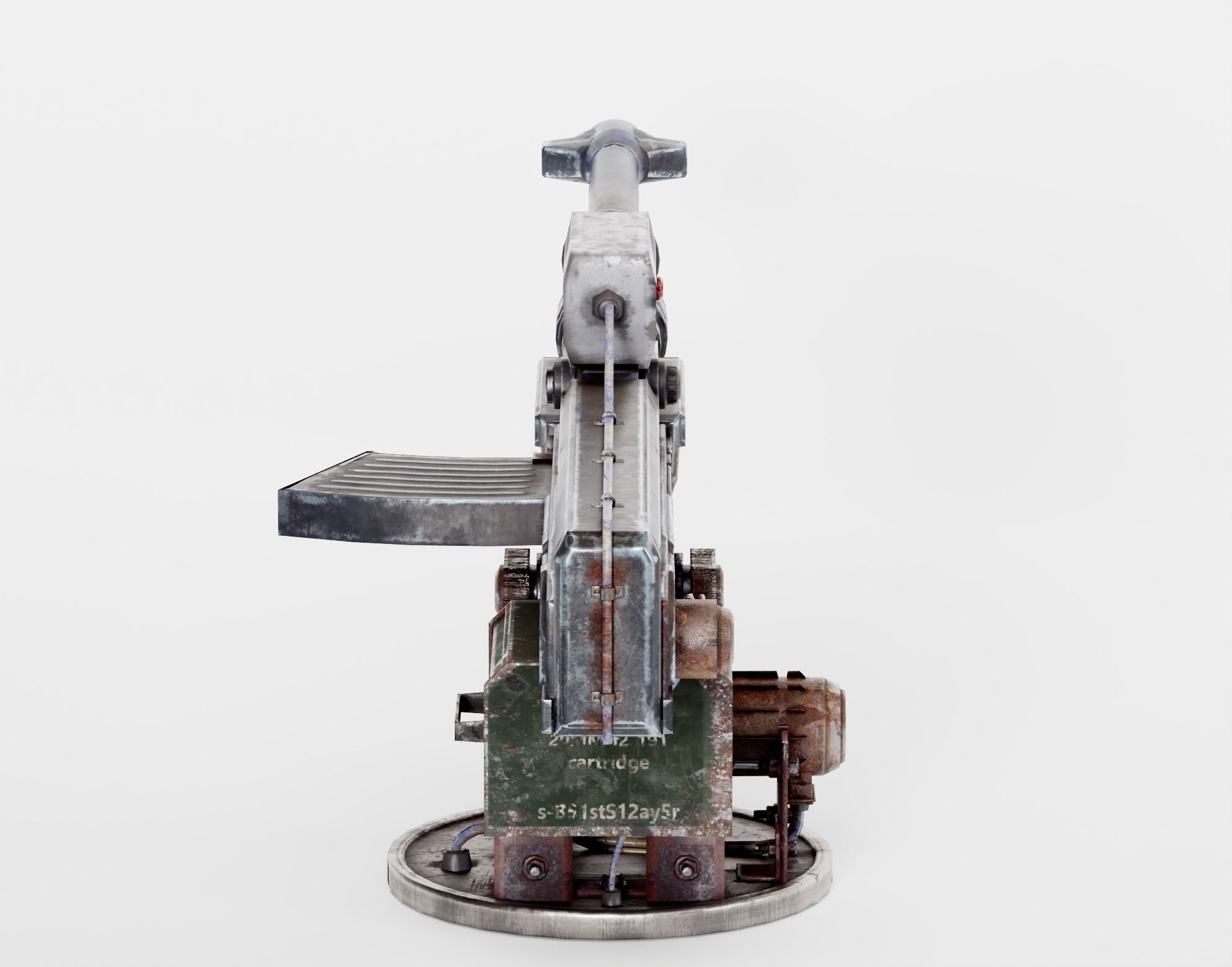 3D model Sniper super rifle turret gun da1 VR / AR / low-poly | CGTrader