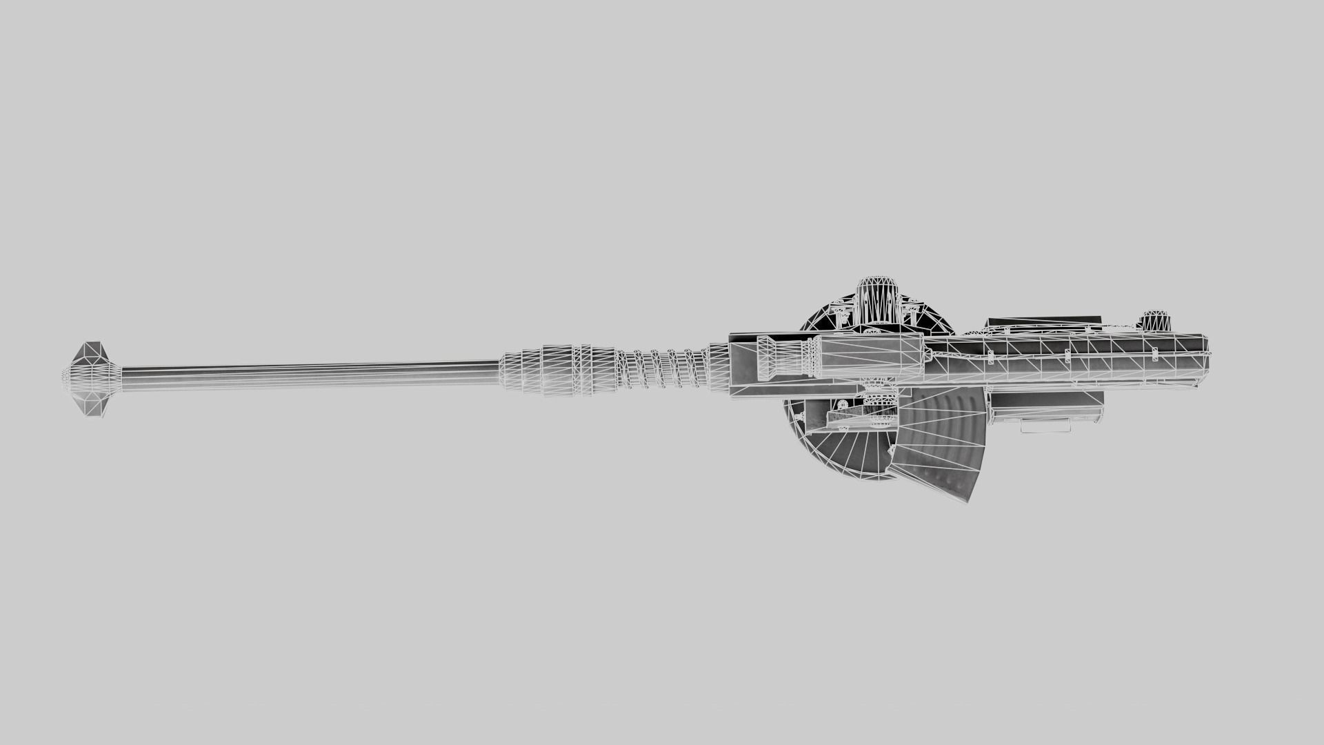 3D model Sniper super rifle turret gun da1 VR / AR / low-poly | CGTrader