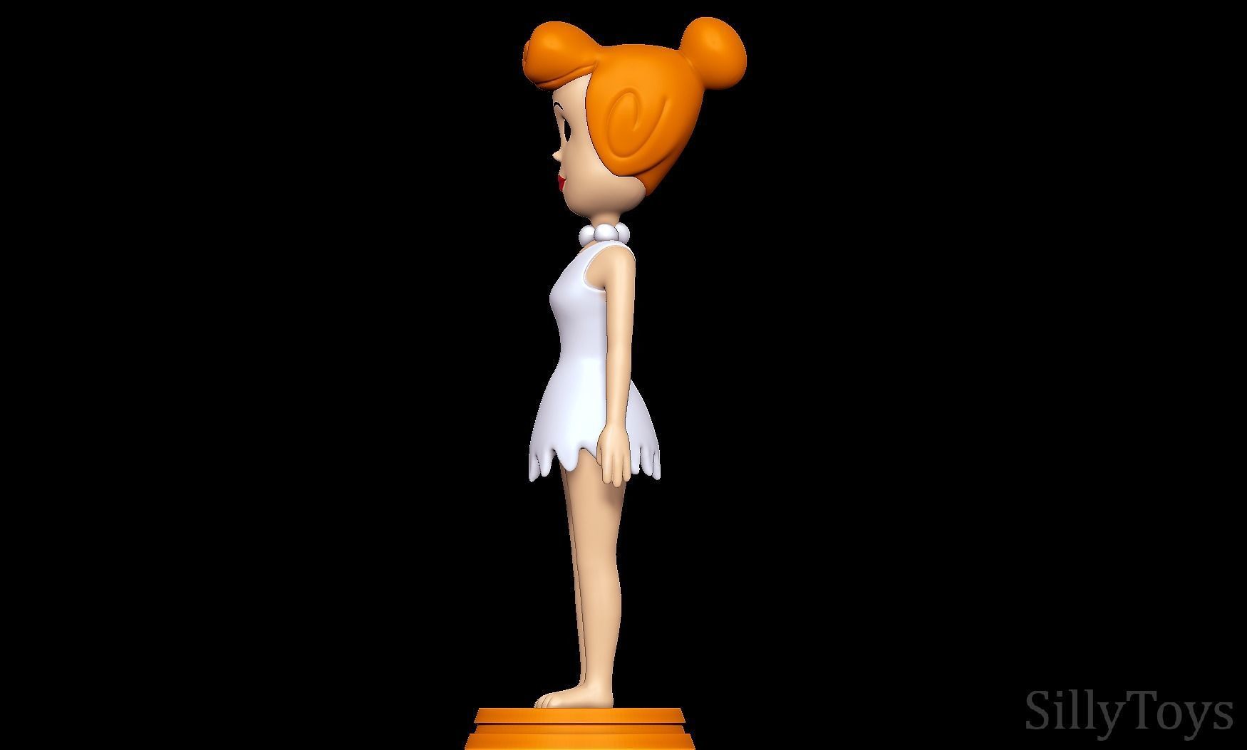Wilma Flintstone - The Flintstones 3D model 3D printable | CGTrader