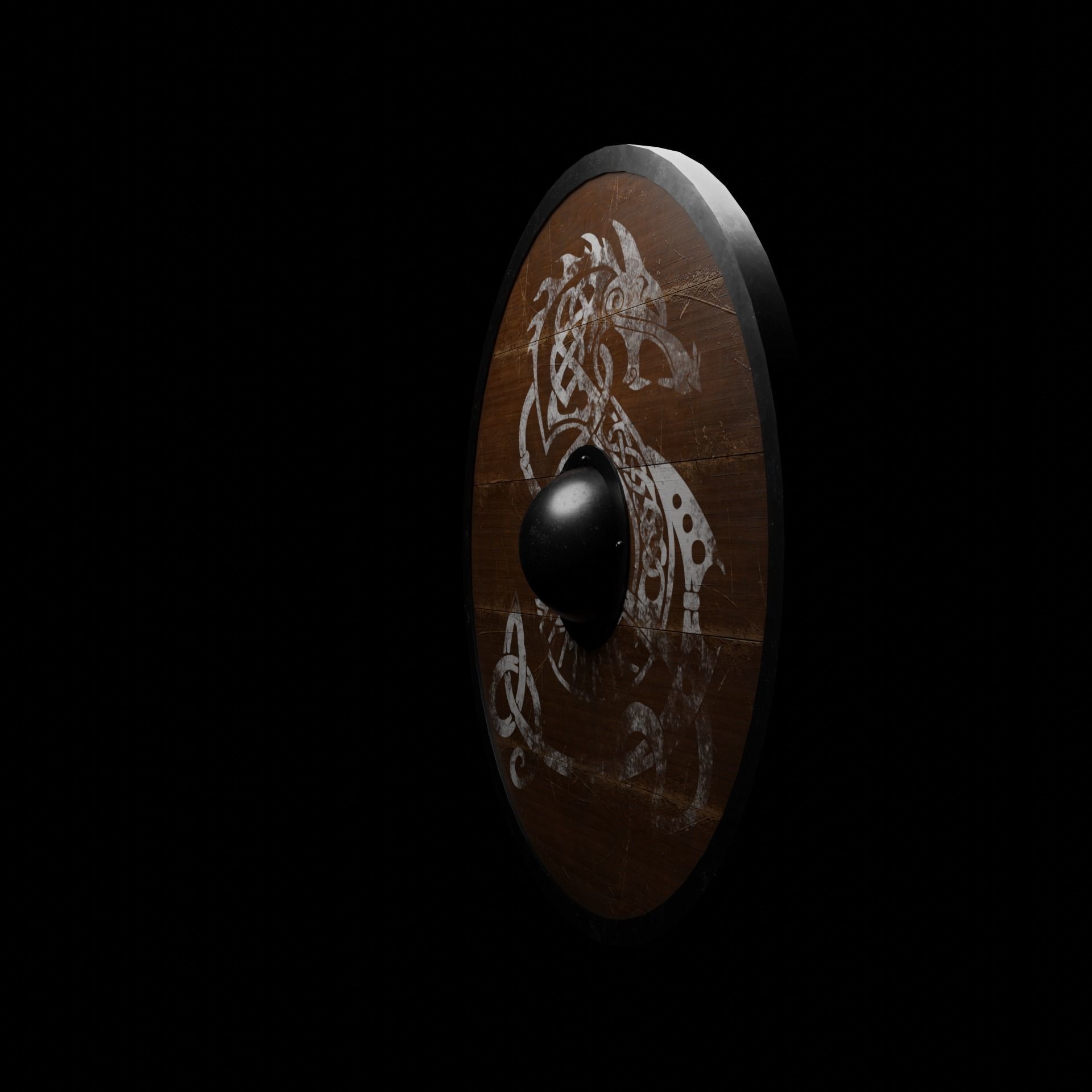 3D model Viking Shield PBR VR / AR / low-poly | CGTrader