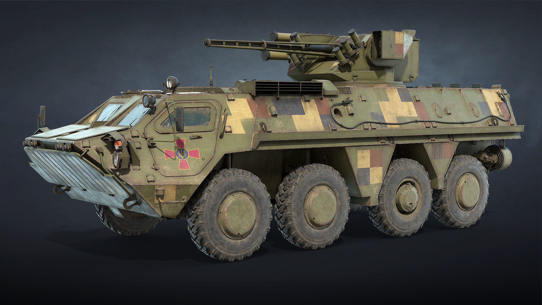 3D model BTR-4E Game Ready military vehicle VR / AR / low-poly | CGTrader