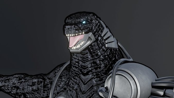 Mecha Godzilla 3D model | CGTrader