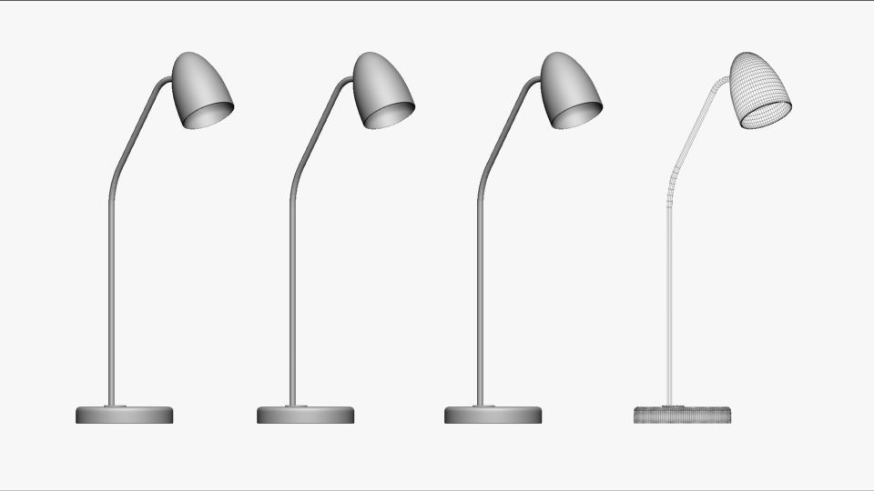 001276 regular table lamp 3dp 3D model 3D printable | CGTrader
