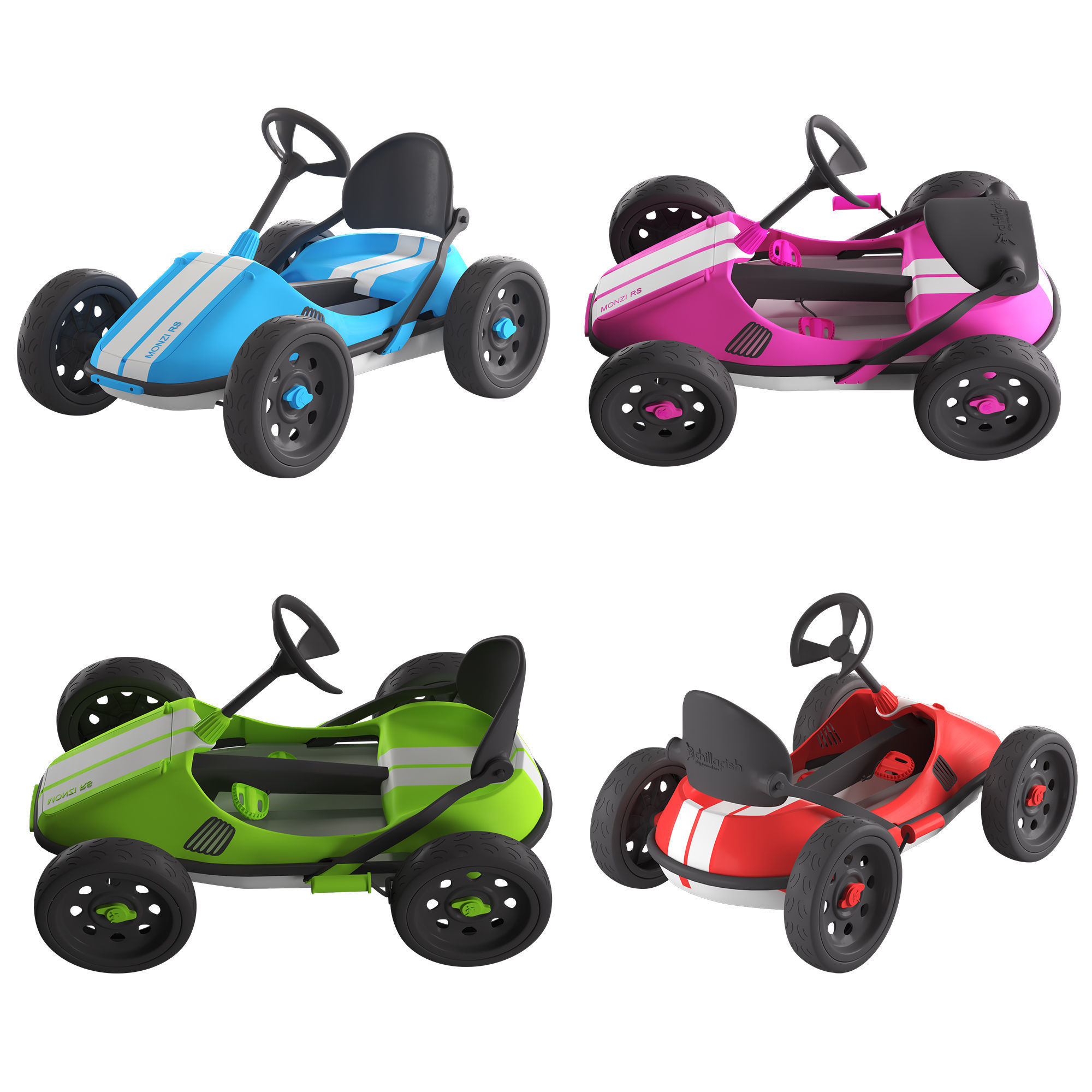 Chillafish-MONZI-RS go - kart 3D model | CGTrader