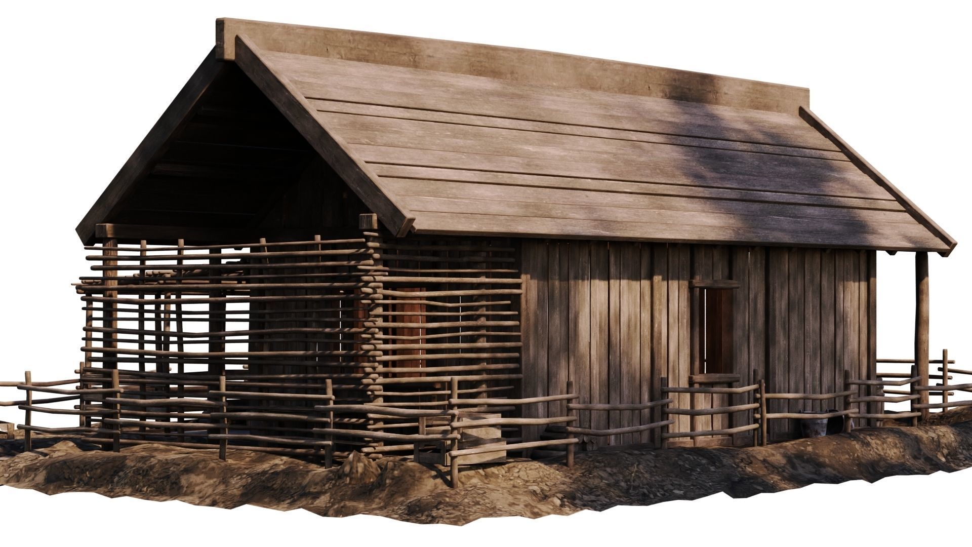 3D model Old House PBR 4K GameReady Pack 29 to 32 VR / AR / low-poly ...