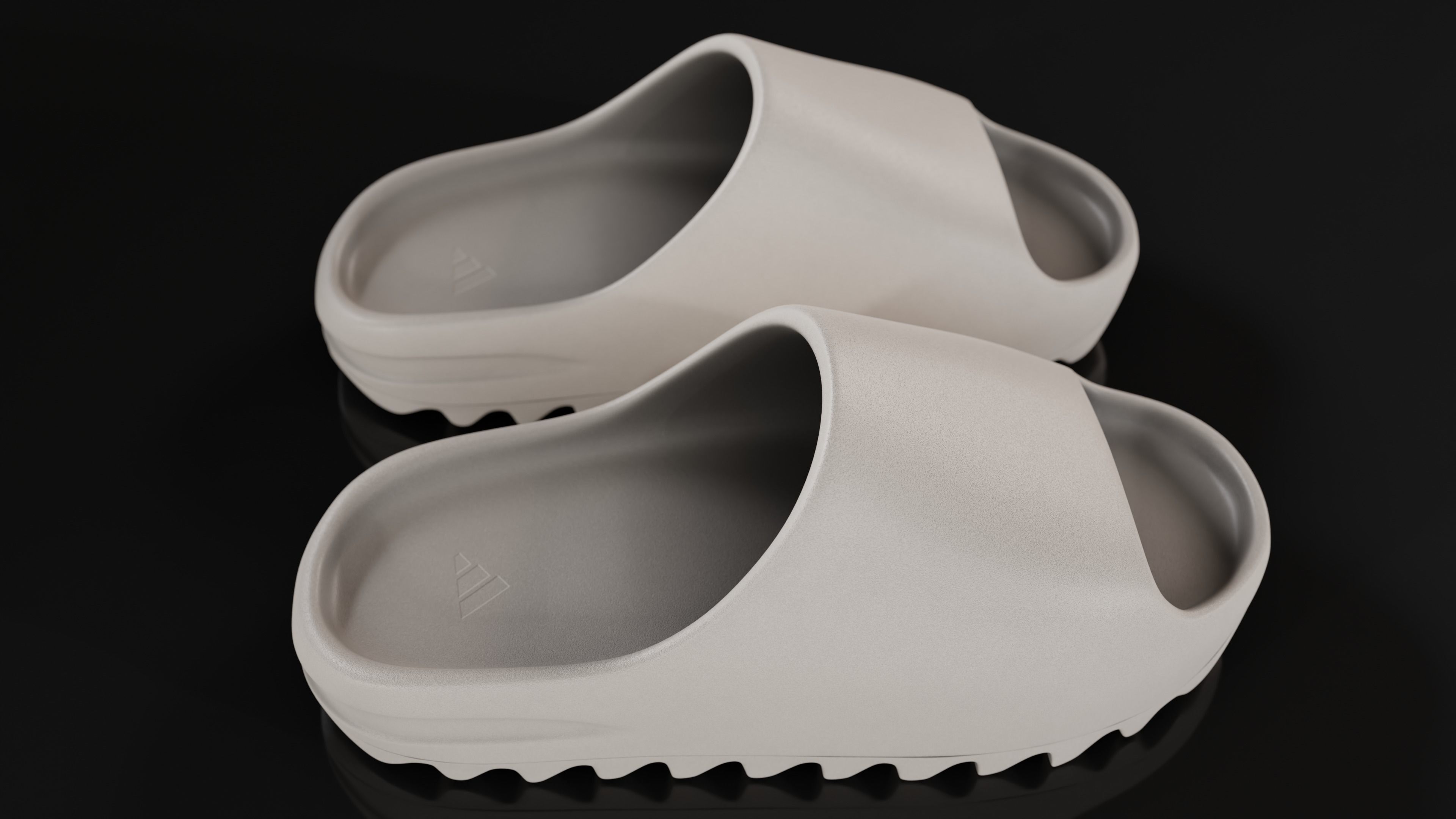 3D model Adidas Yeezy sliders shoe VR / AR / low-poly | CGTrader