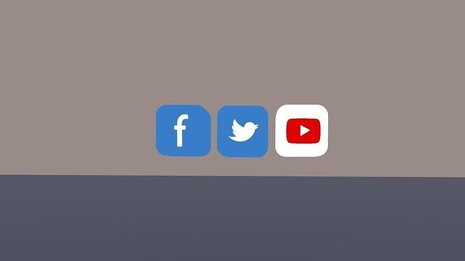 Social Media 3D model 3D printable | CGTrader
