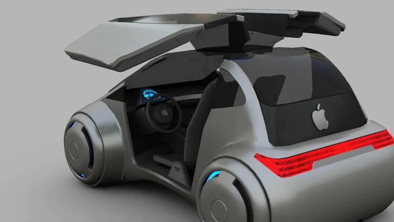 APPLE CONCEPT CAR G2 rigged 3D model rigged | CGTrader