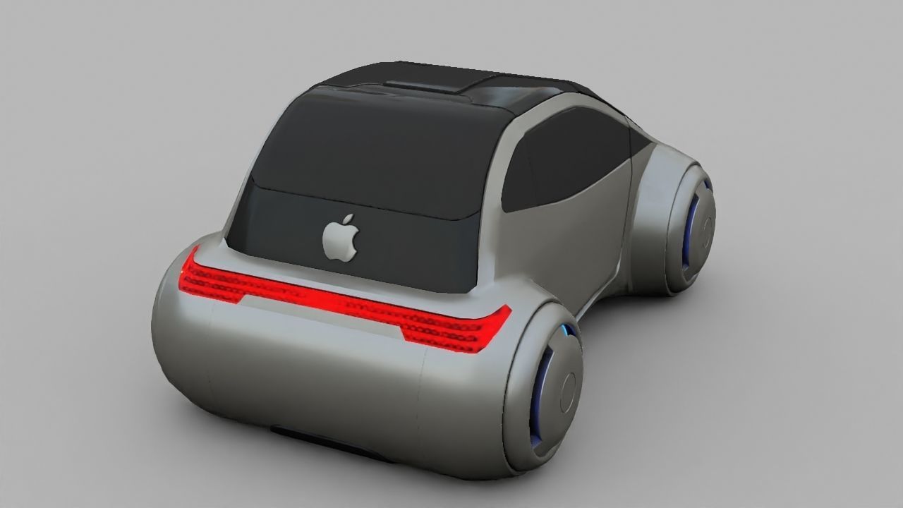 APPLE CONCEPT CAR G2 rigged 3D model rigged | CGTrader