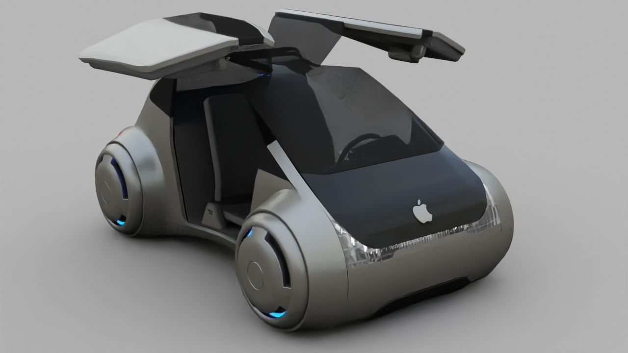 APPLE CONCEPT CAR G2 rigged 3D model rigged | CGTrader